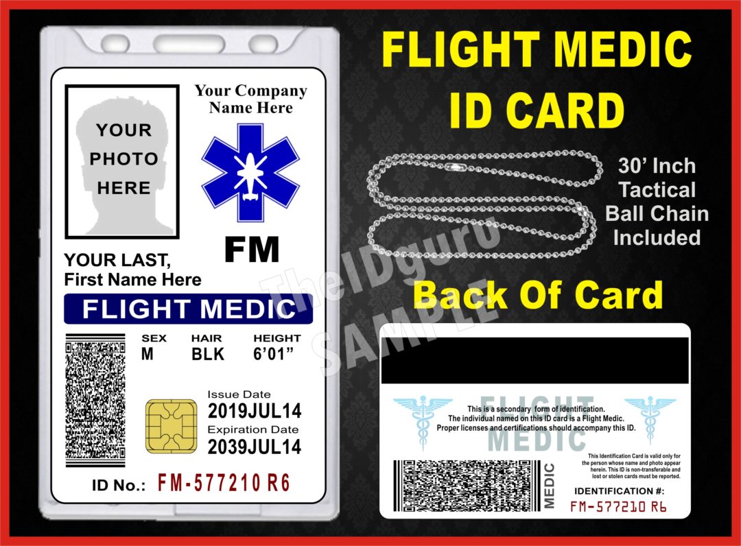 Search & Rescue ID Card (SAR) | The Id Guru