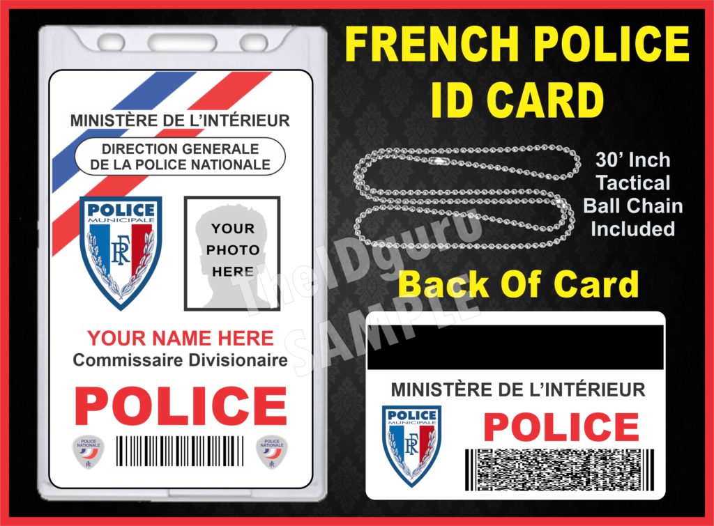 Process Server ID Card Custom with your PHOTO and LOGO or Badge Graphic ...